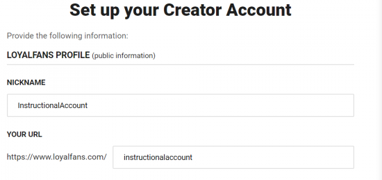 Setting Up Your Creator Account – LoyalFans