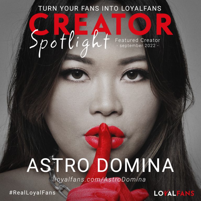 AstroDomina: LoyalFans’ ‘Featured Creator’ for September – LoyalFans