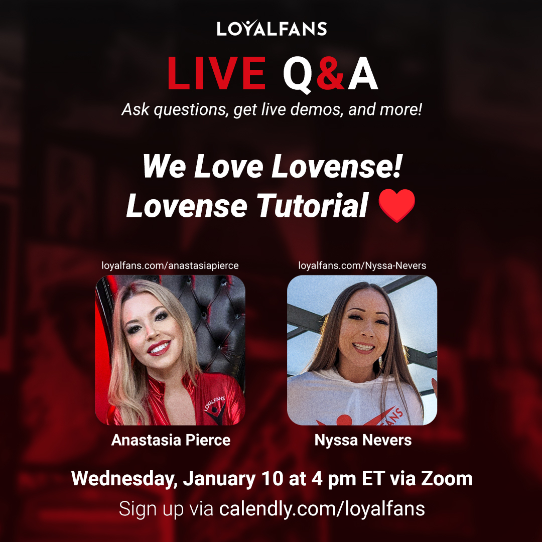 Lovense x LoyalFans LIVE Tutorial (Jan. 10) – LoyalFans