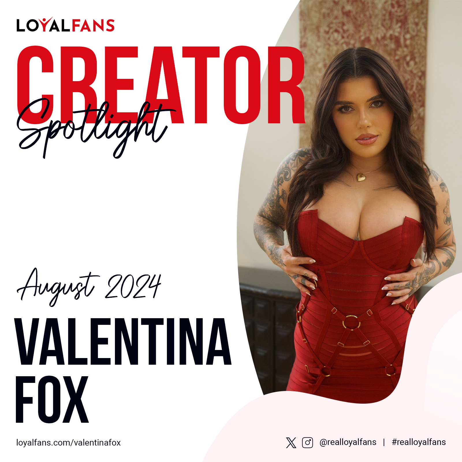LoyalFans x Valentina Fox: August’s Featured Creator – LoyalFans