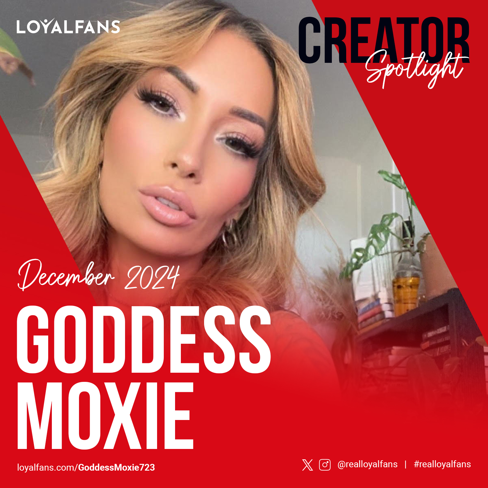 LoyalFans x GoddessMoxie723: Our Featured Creator for December – LoyalFans